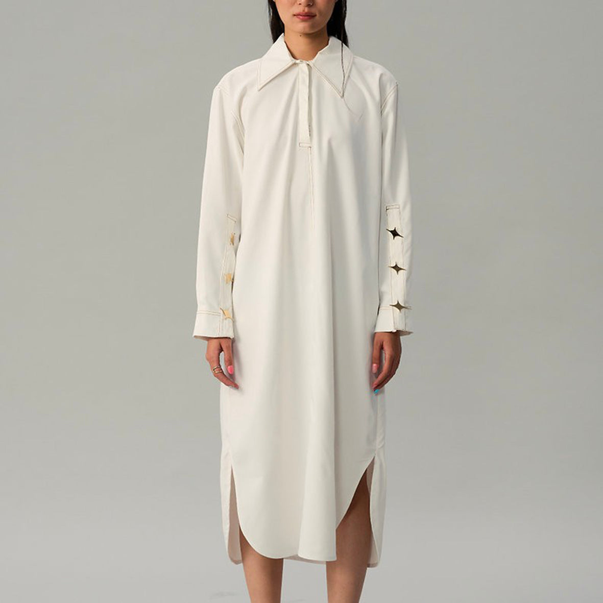 Sleek shirt dress – futuretreasureny